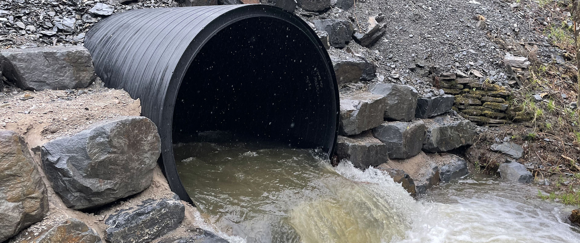 Culvert Replacement Corris, Powys, Wales - A Thomas & Sons